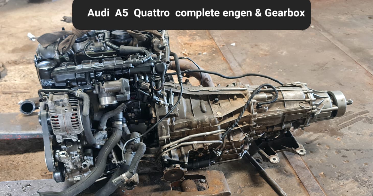 Audi A5 complete engine and gearbox for sale R45 000 | Junk Mail