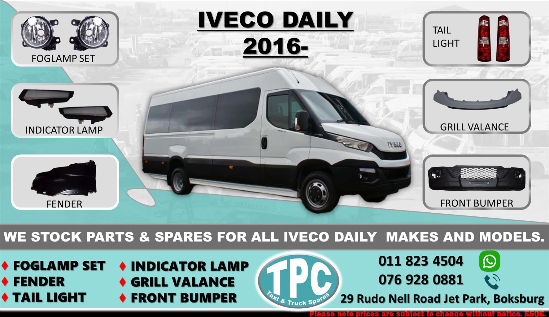Iveco Spare Parts In Johannesburg at Nicholas Warrior blog