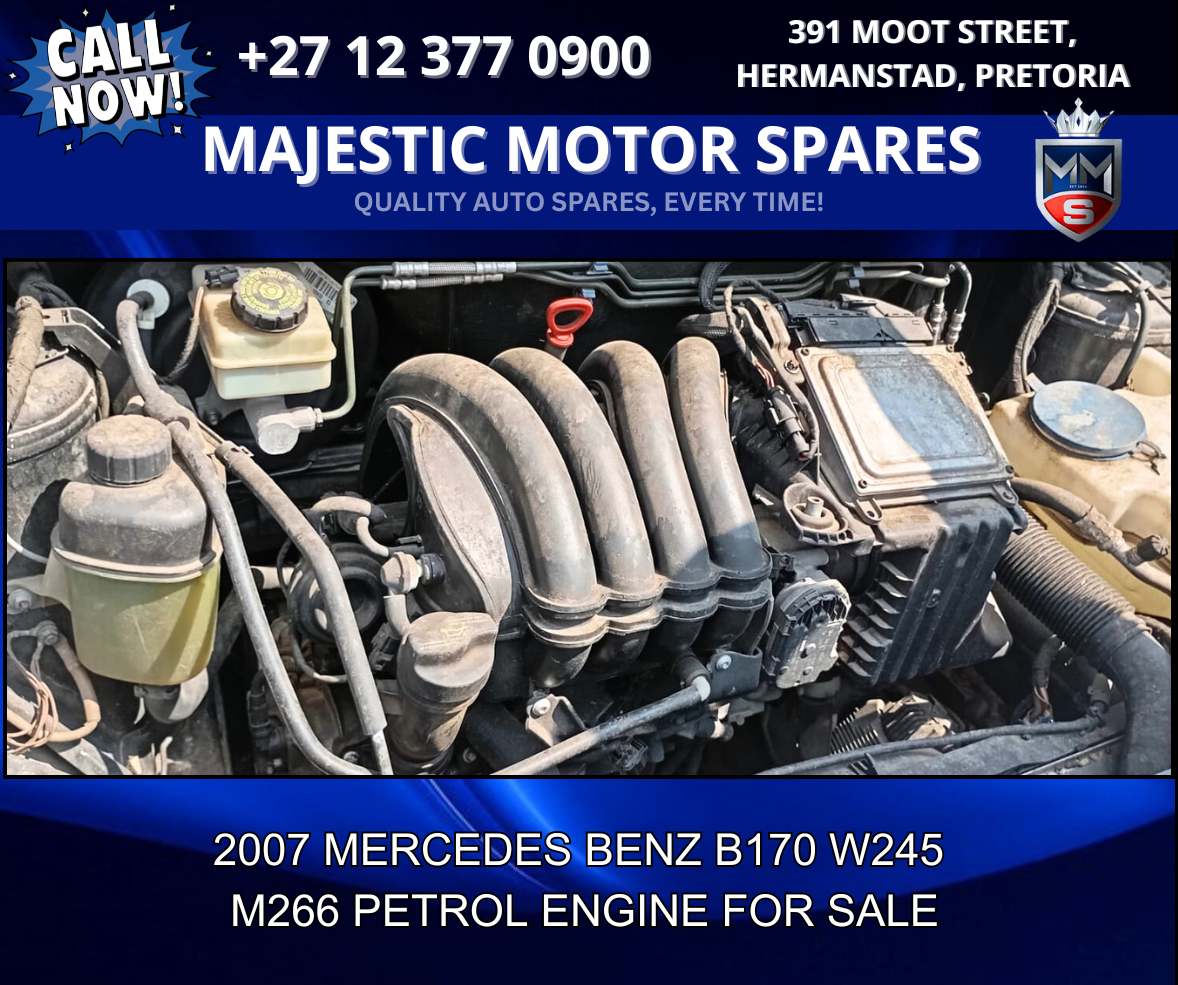 2007 Mercedes Benz B170 W245 M266 Petrol Engine For Sale | Junk Mail ...