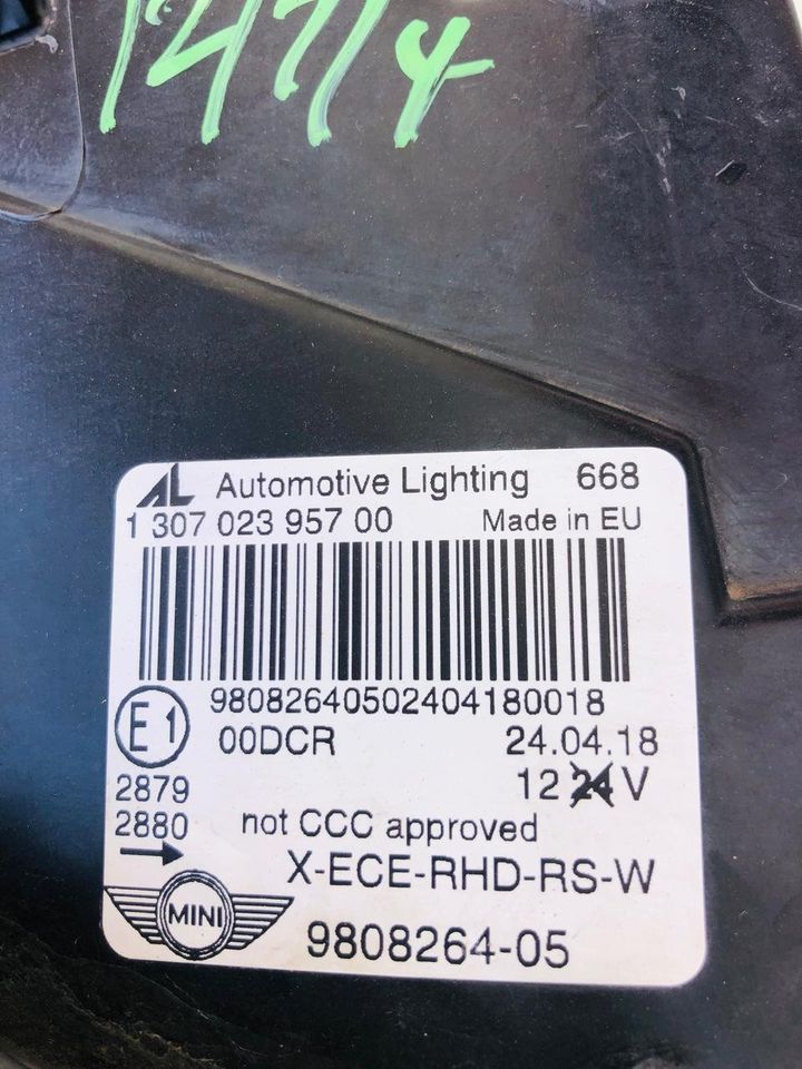 Mini Countryman Paceman R60 left and right side xenon headlights | Junk ...