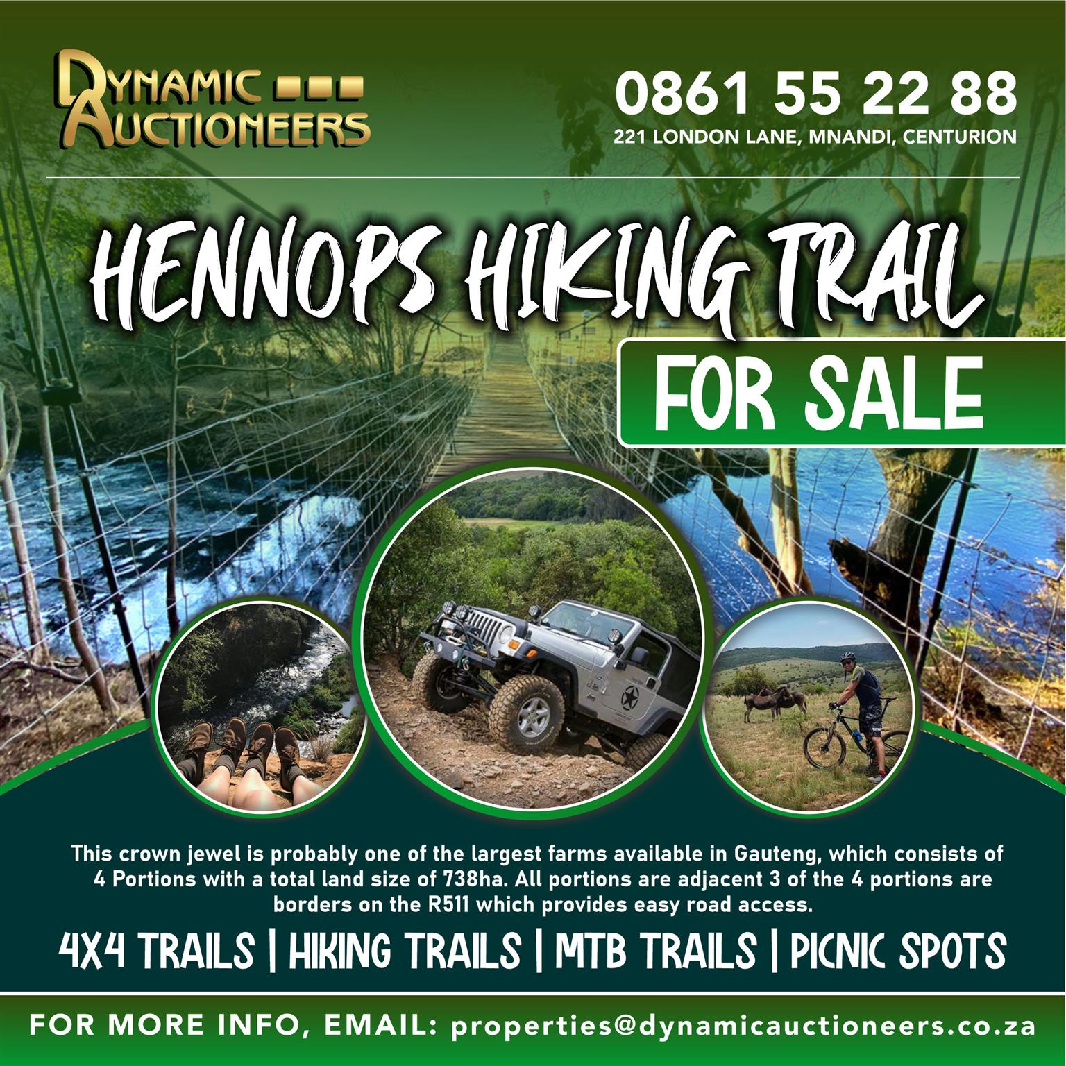 Hennops Hiking Trail For Sale | Junk Mail