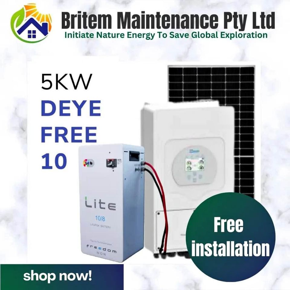 5Kw Deye Double Story House Load-shedding & Bill Reduction Solar System ...