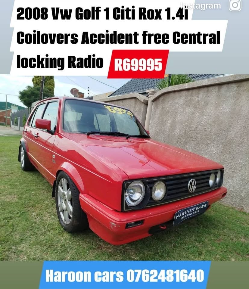 2008 VW Golf 1 Citi Rox 1.4i accident free original condition | Junk ...
