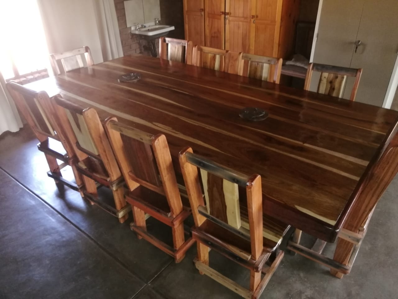 12 Seater conference table sleeper wood | Junk Mail Marketplace