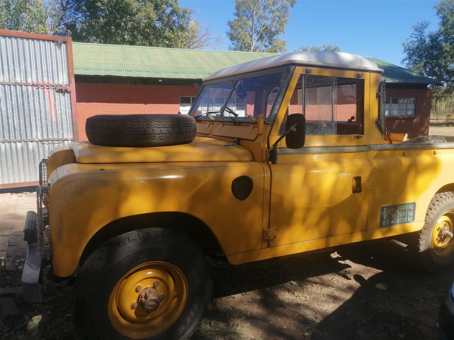 1973 Landrover with a Toyota 2c diesel engine | Junk Mail
