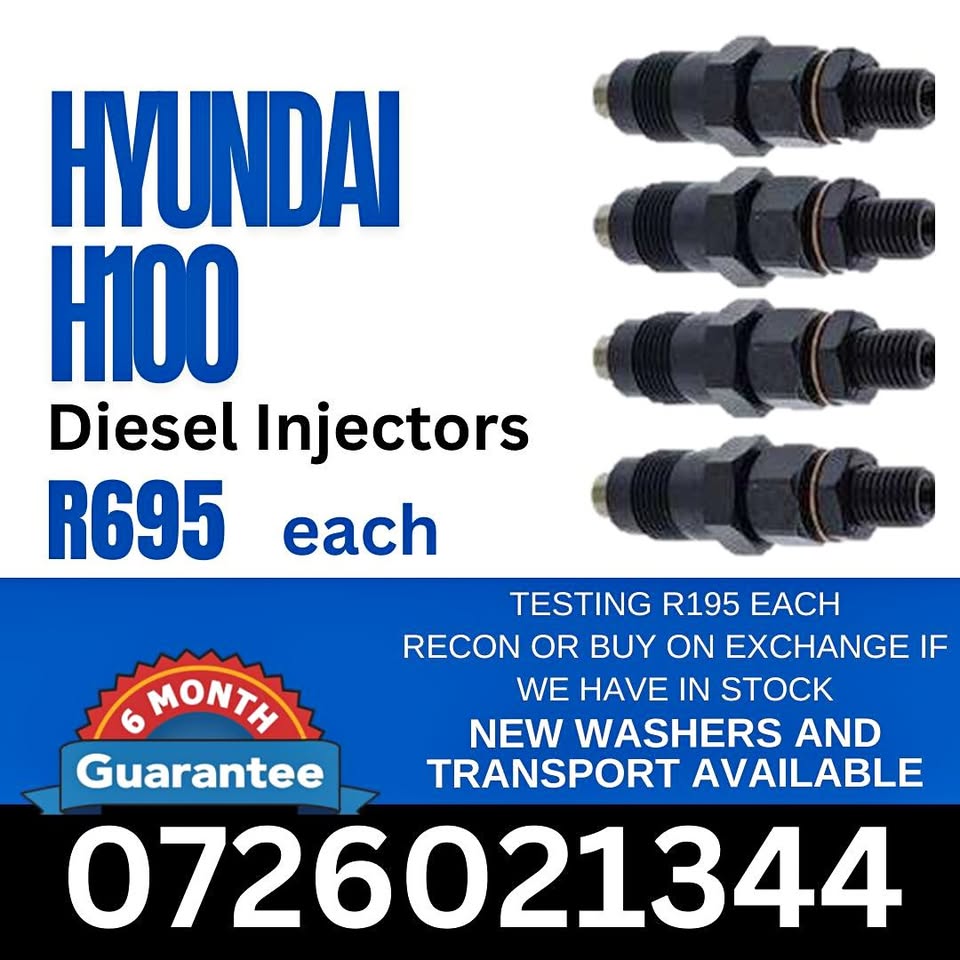 Hyundai H100 diesel injectors for sale | Junk Mail Marketplace