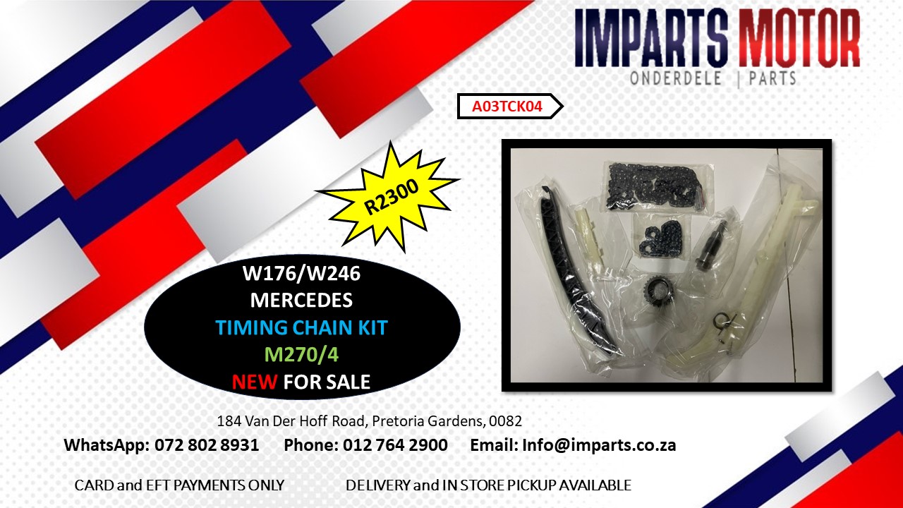 W176 Mercedes Timing Chain Kit M270/4 | Junk Mail