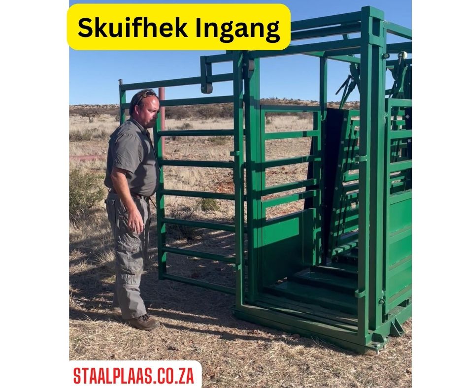 Cattle Weigh Crate with Neck & Body Clamp Bees Weegkrat met Nek en ...