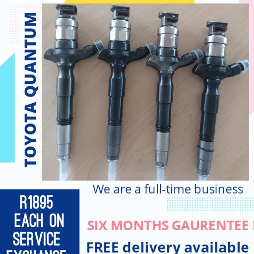 TOYOTA QUANTUM D4D DIESEL INJECTORS FOR SALE | Junk Mail