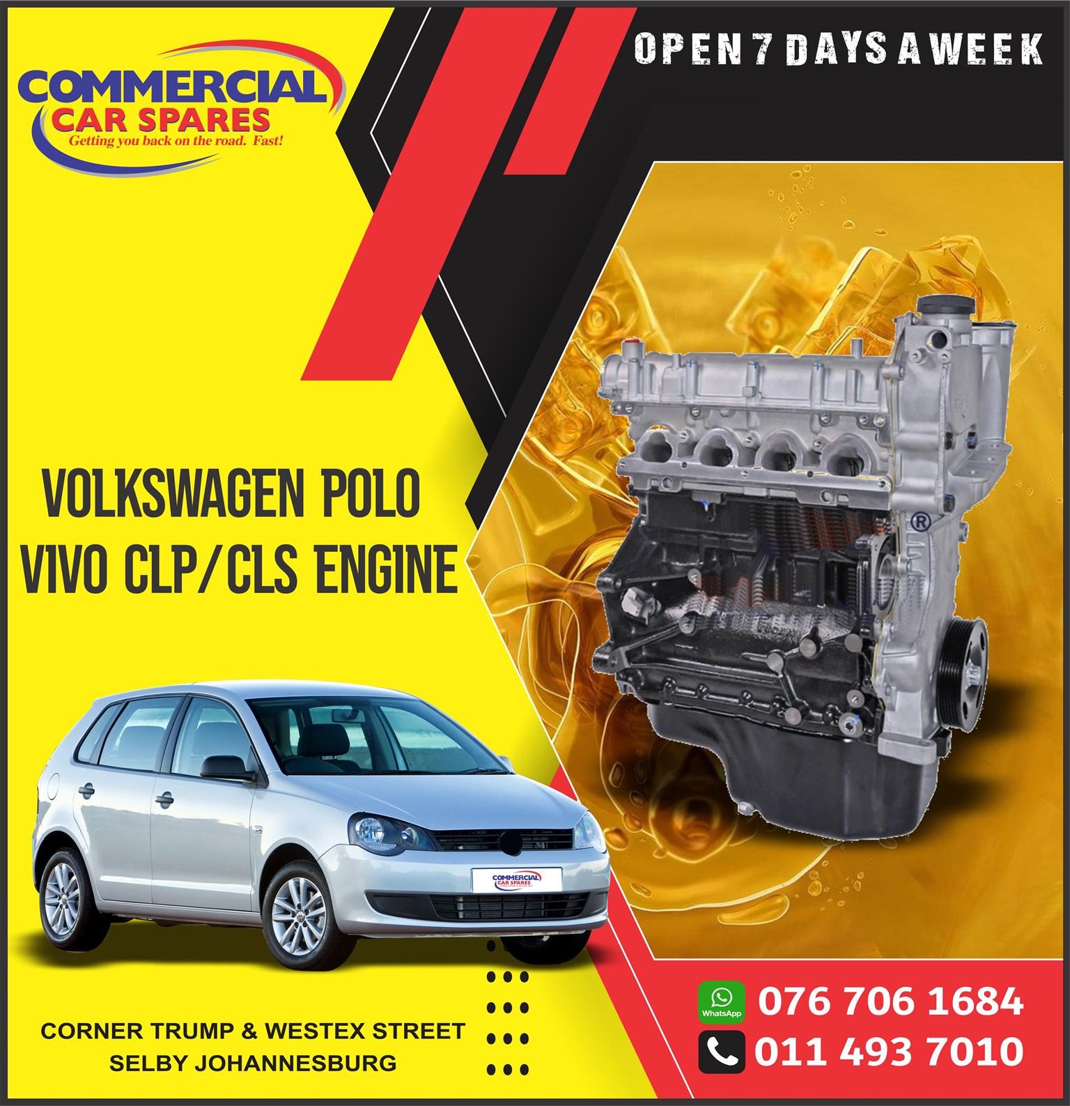 Volkswagen Polo Vivo CLP/CLS Engine | Junk Mail Marketplace