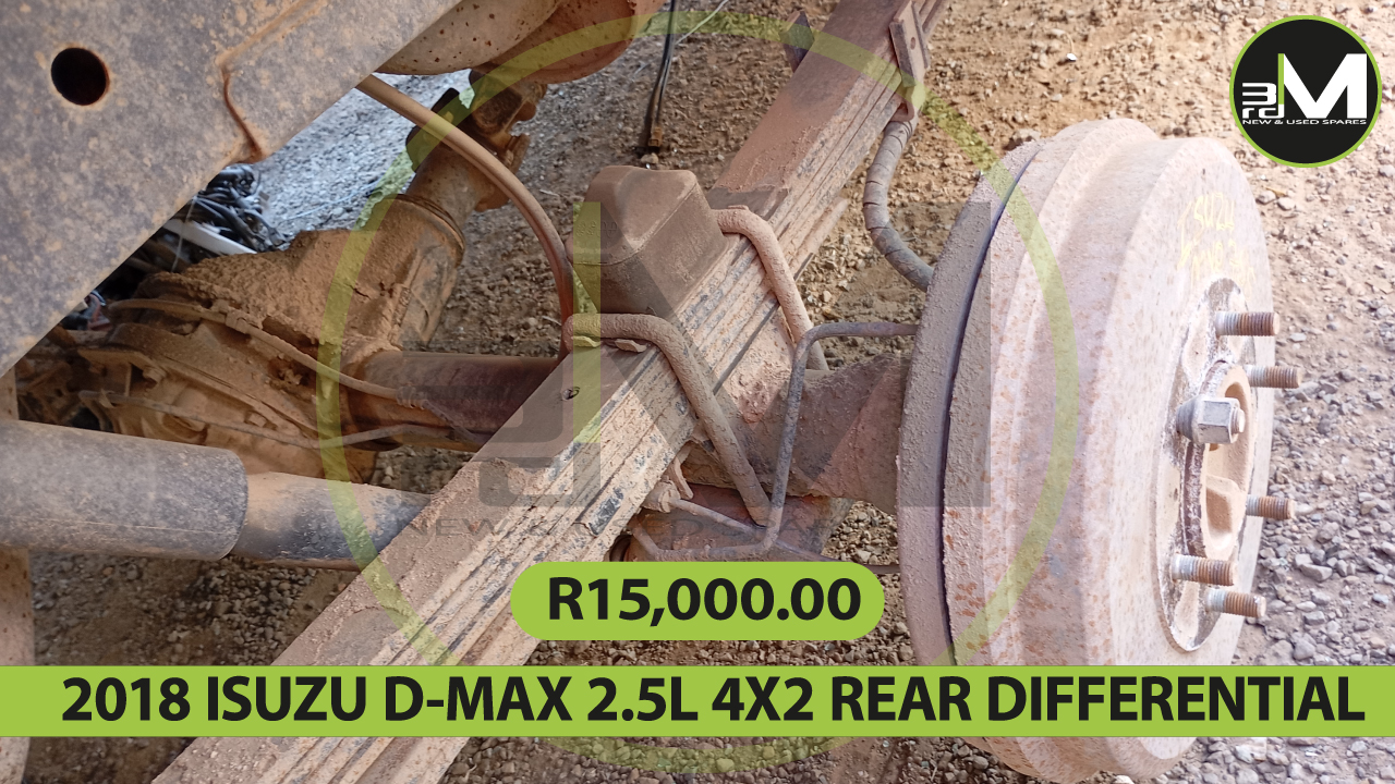 2018 ISUZU D MAX 2.5L 4X2 REAR DIFFERENTIAL MV0755 | Junk Mail Marketplace