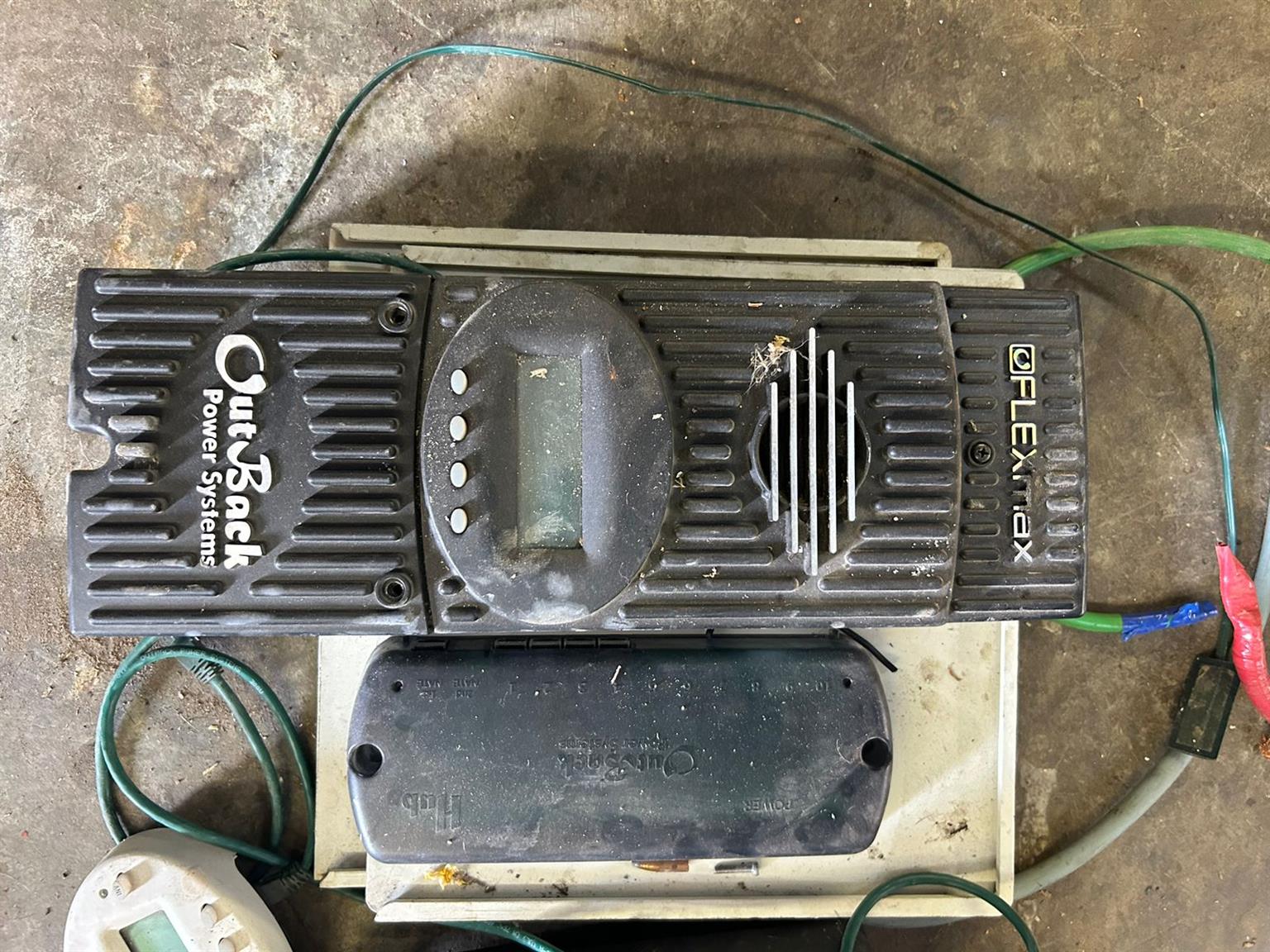 OUTBACK power systems inverter and battery bank (no panels) | Junk Mail