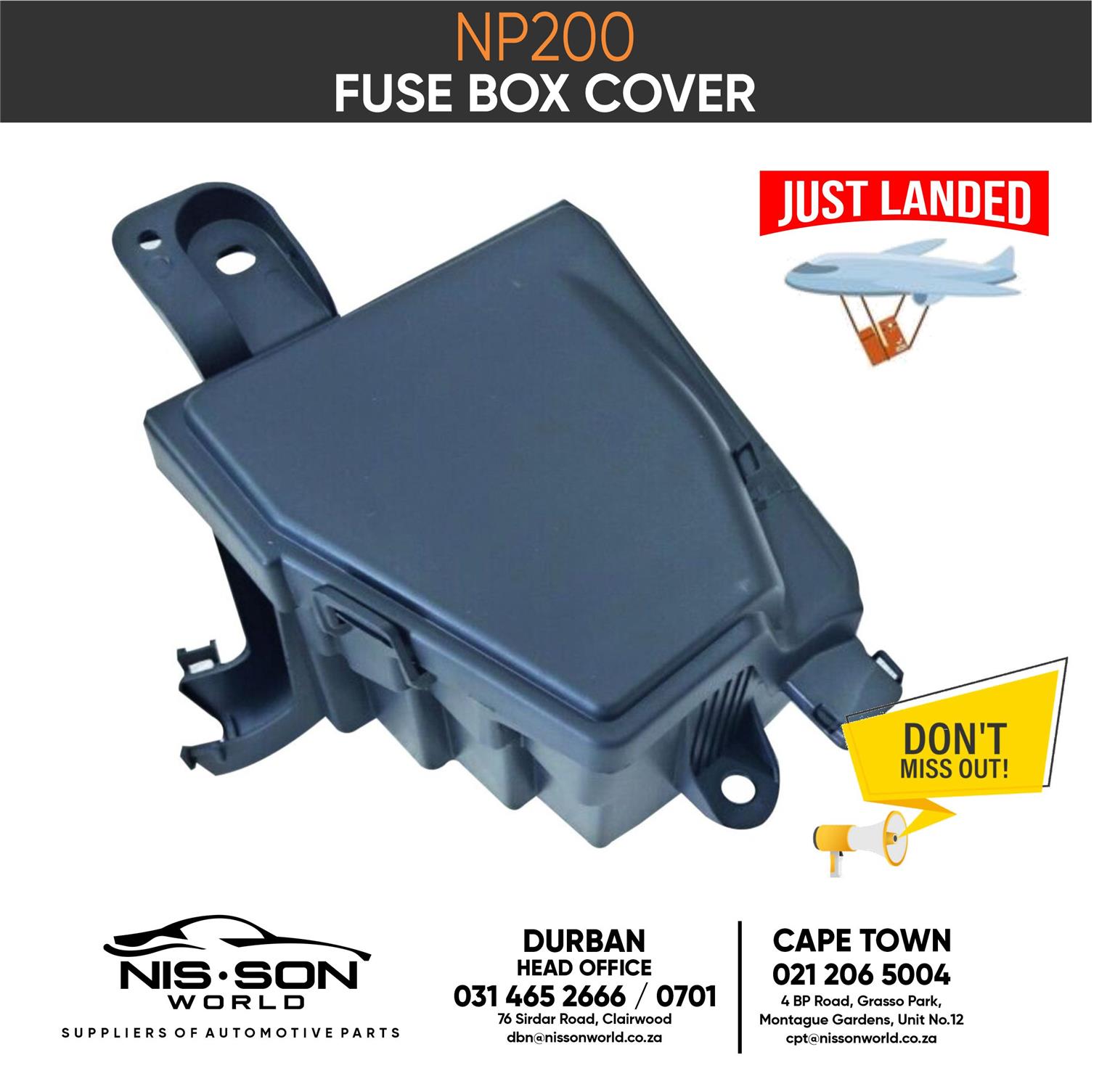 NP200 fuse box cover | Junk Mail Marketplace