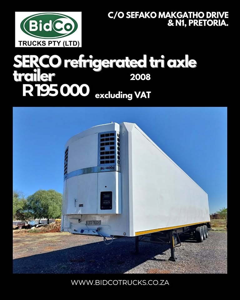 2008 SERCO REFRIGERATED TRI AXLE TRAILER | Junk Mail Marketplace