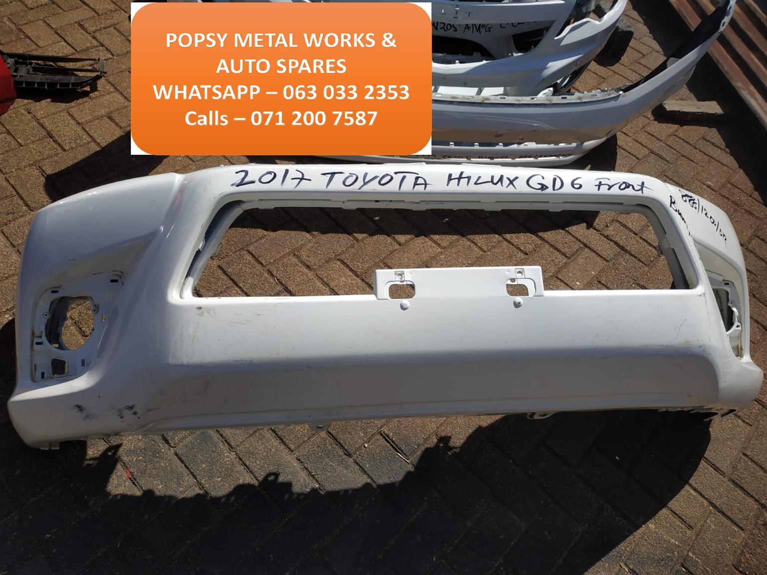 2017 TOYOTA HILUX GD6 FRONT BUMPER | Junk Mail
