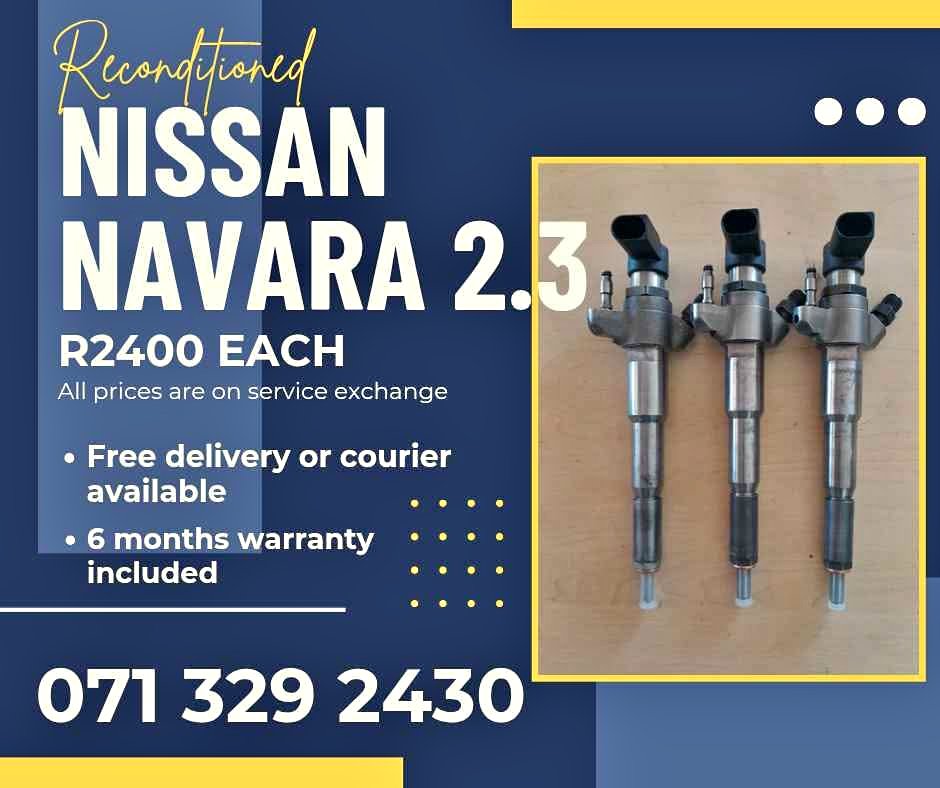 Used NISSAN NAVARA 2.3 DIESEL INJECTORS FOR SALE WITH WARRANTY for sale ...