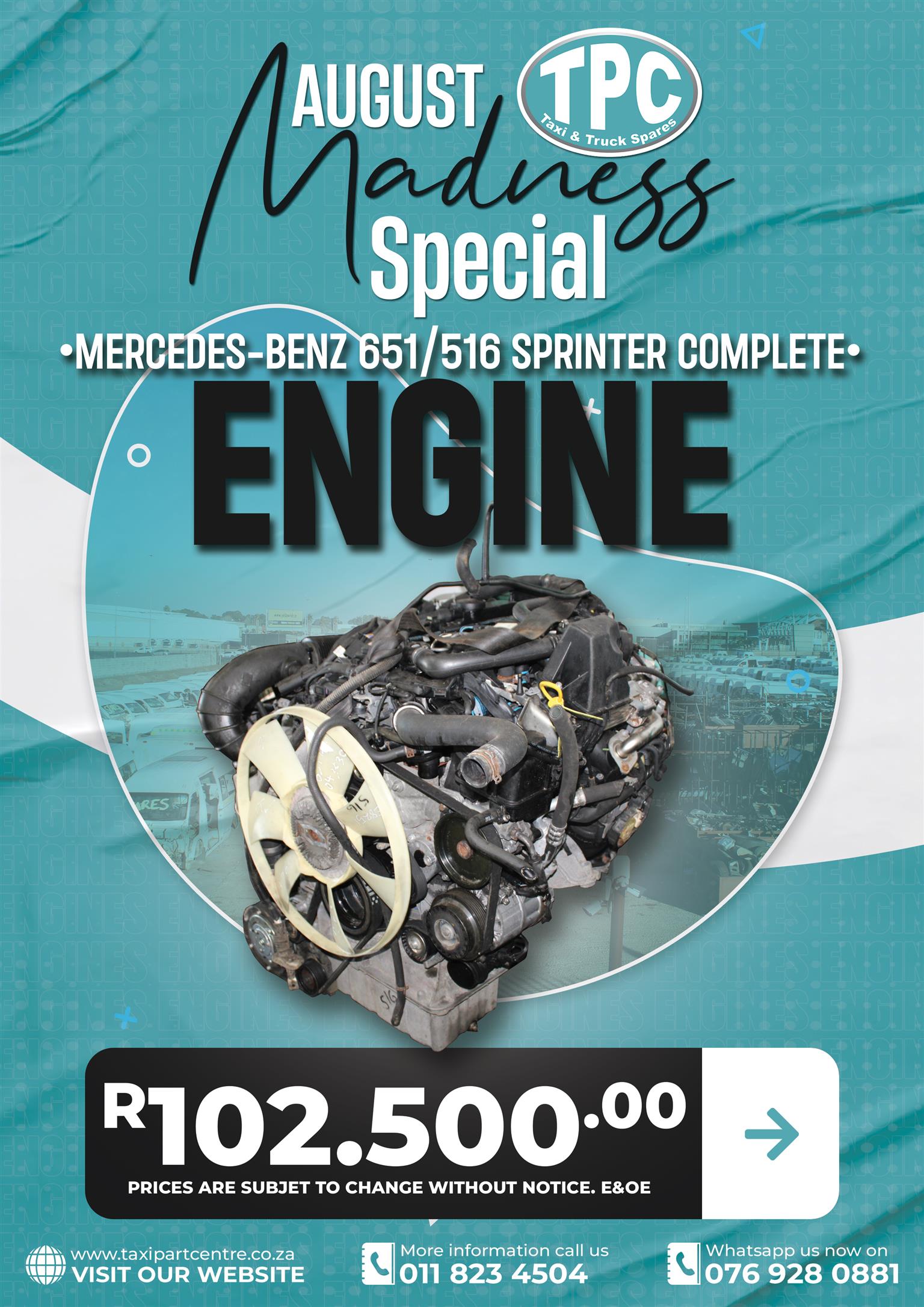 Find the best quality deals for a Mercedes-Benz 651/516 Sprinter ...