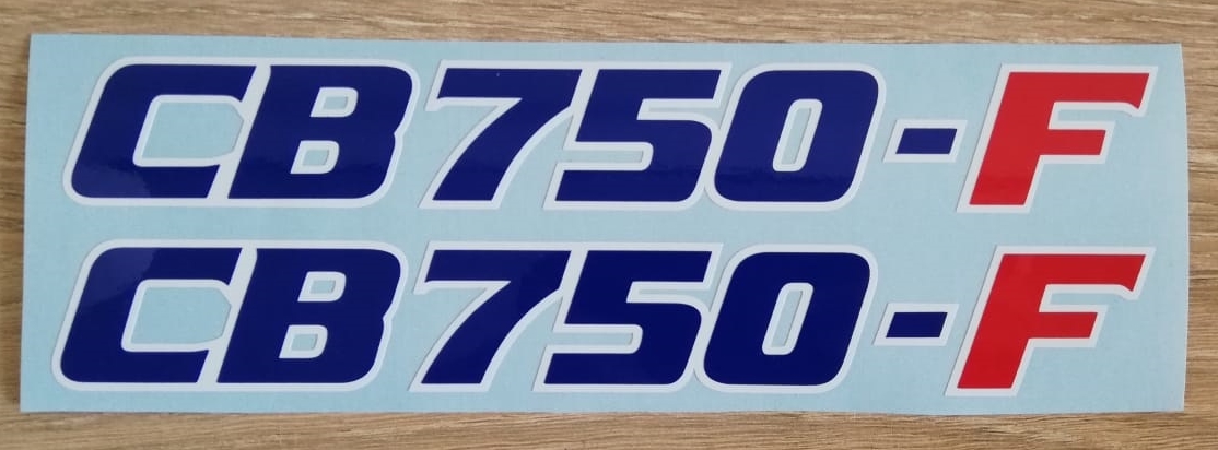 1981 CB 750F tank and side decals stickers vinyl cut graphics | Junk ...
