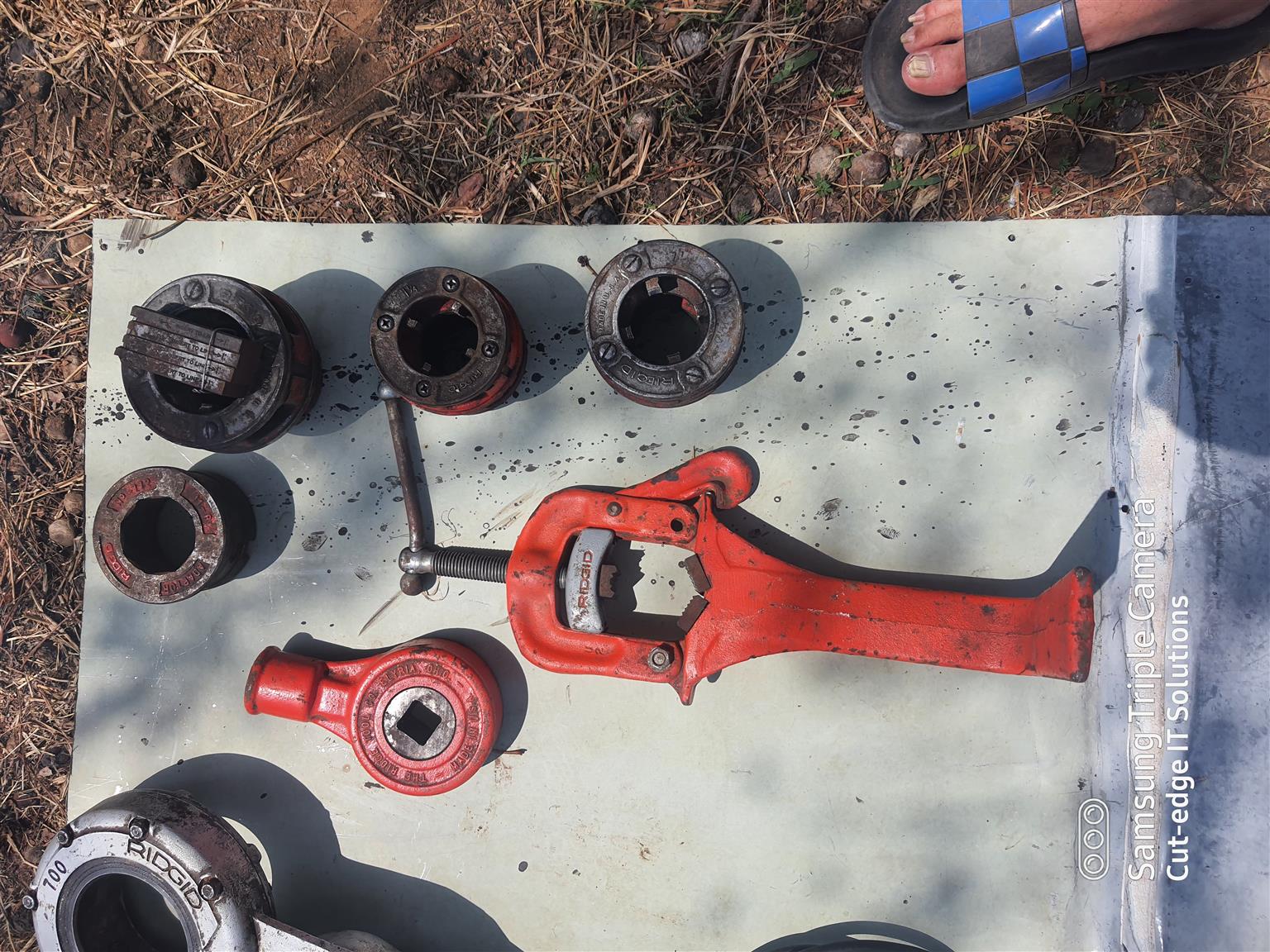 Ridgid pipe thread cutter set | Junk Mail Marketplace