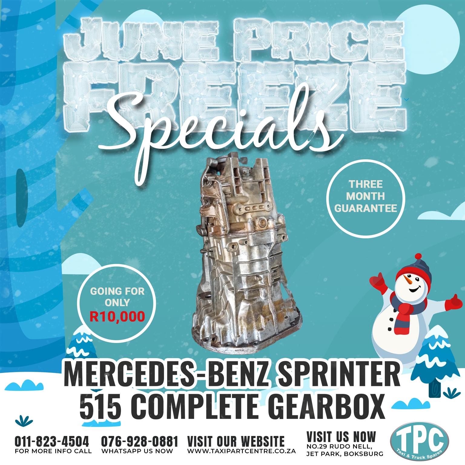 Mercedes-Benz Sprinter 515 Complete Gearbox | Junk Mail