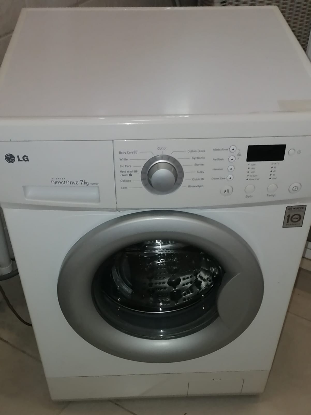 LG 7kg Direct Drive Front Loader Washing machine | Junk Mail