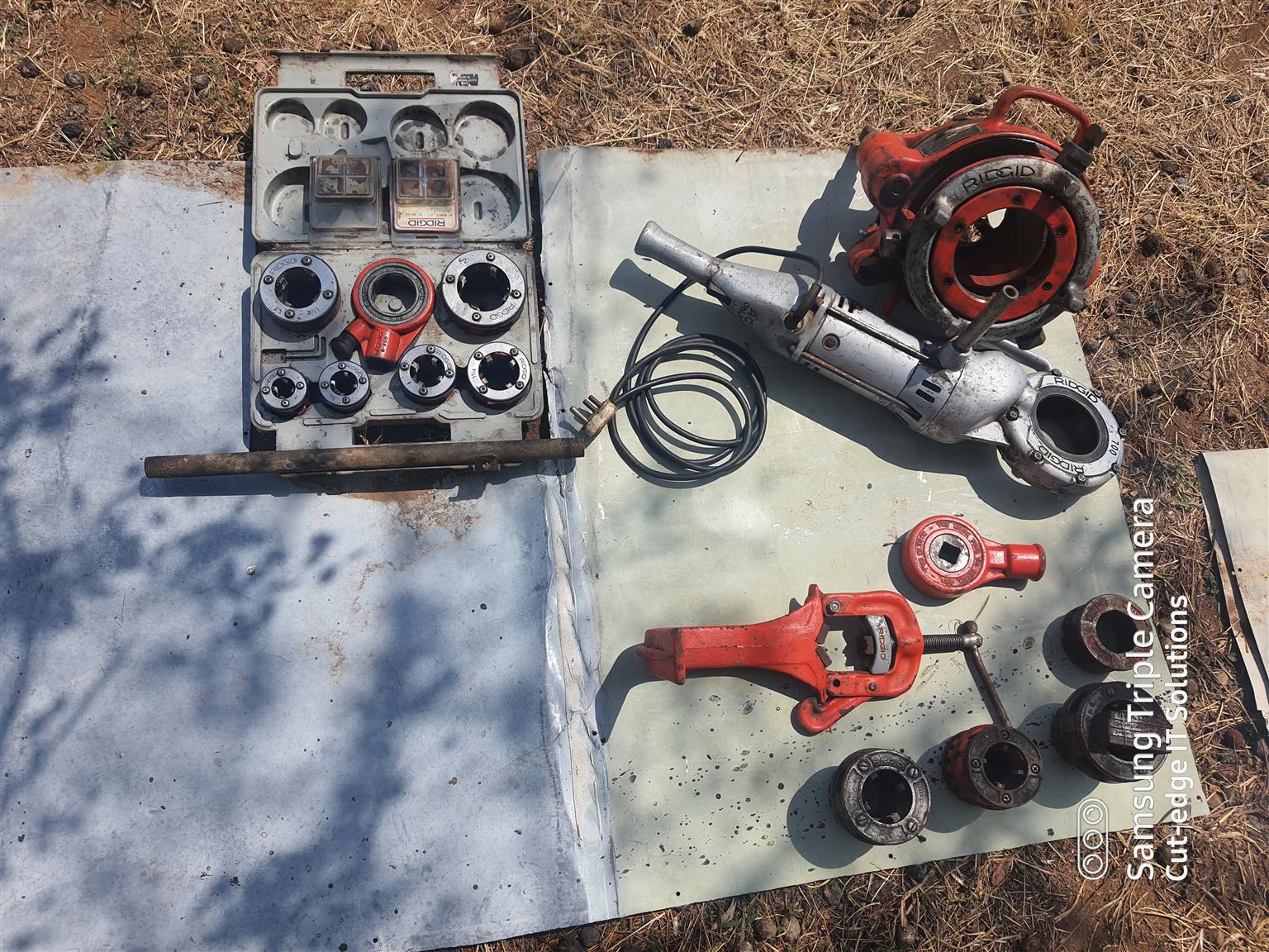 Ridgid pipe thread cutter set | Junk Mail Marketplace