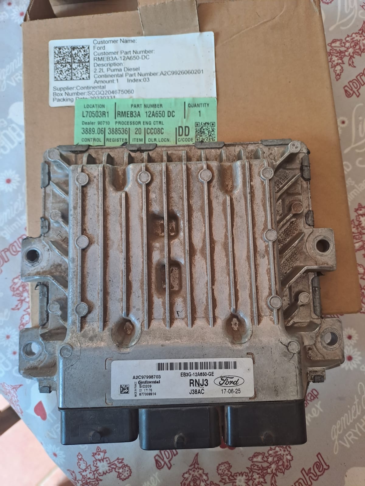 FORD Ranger 2.2l Auto - CPU For sale | Junk Mail