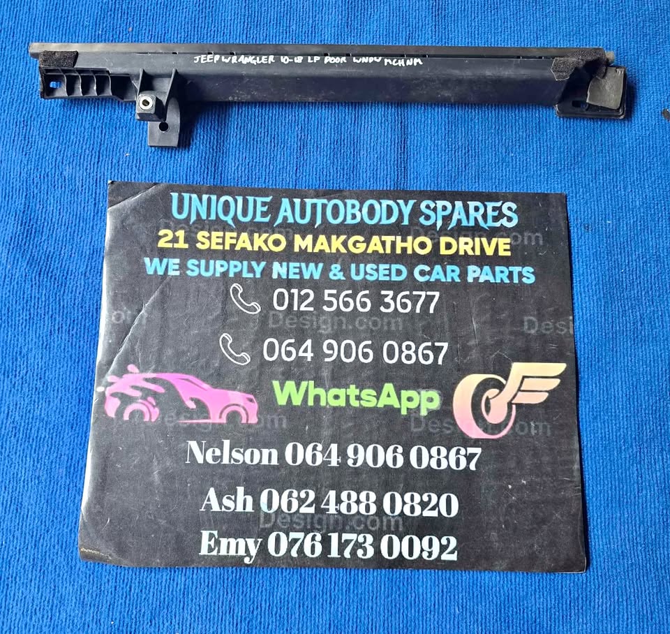 Jeep Wrangler Door Window Rail Mechanism | Junk Mail Marketplace