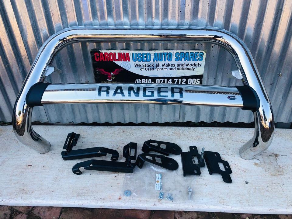 Ford Ranger T6 chrome nudge bar with mounting bar | Junk Mail Marketplace