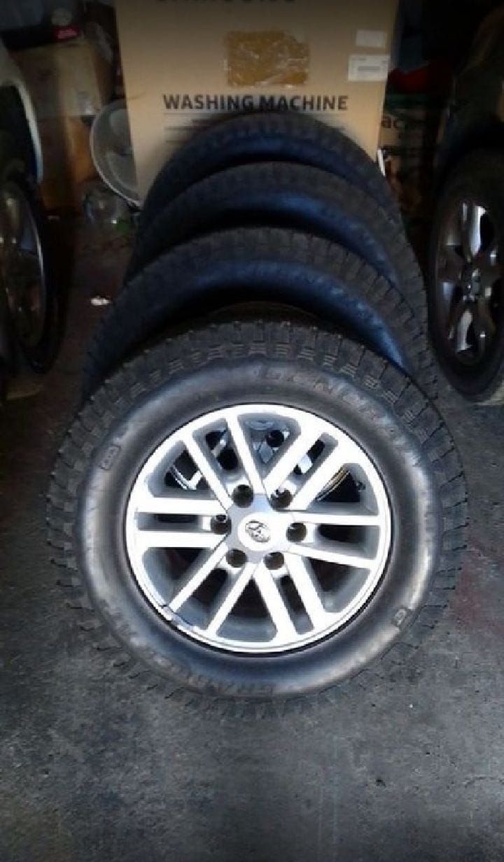 Toyota Fortuner/Hilux Rims and Tyres(full set of 4) | Junk Mail