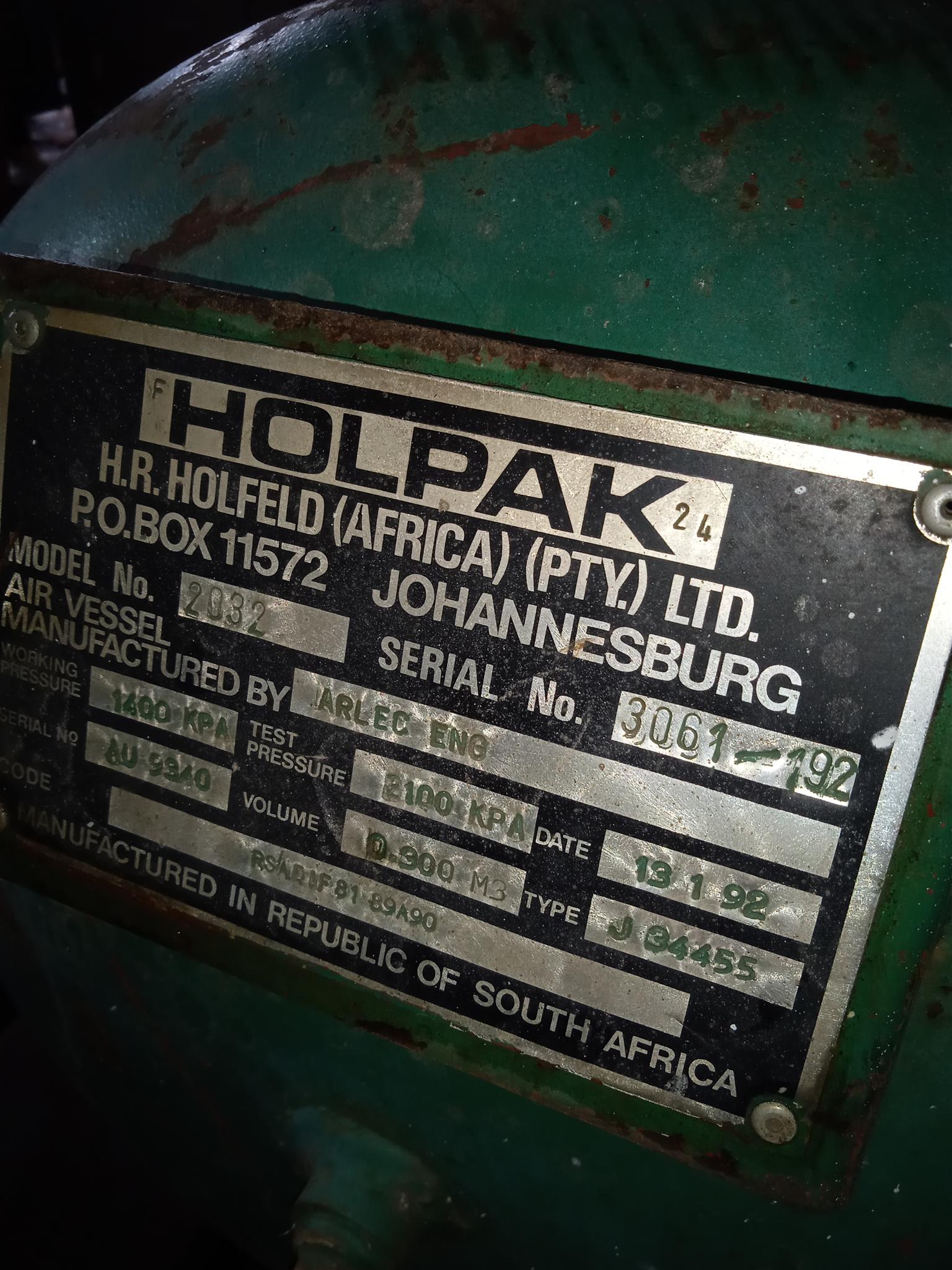 Holpak Compressor for sale | Junk Mail