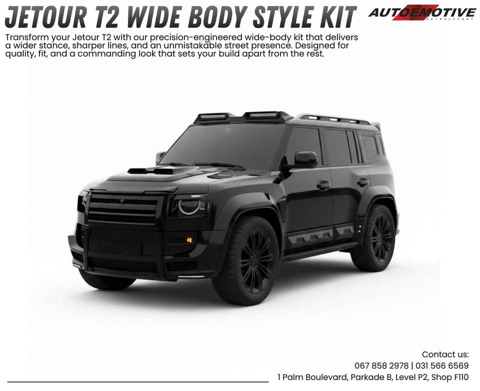 Used Jetour T2 Wide Body Style Kit for sale in KwaZulu-Natal | Auto Mart