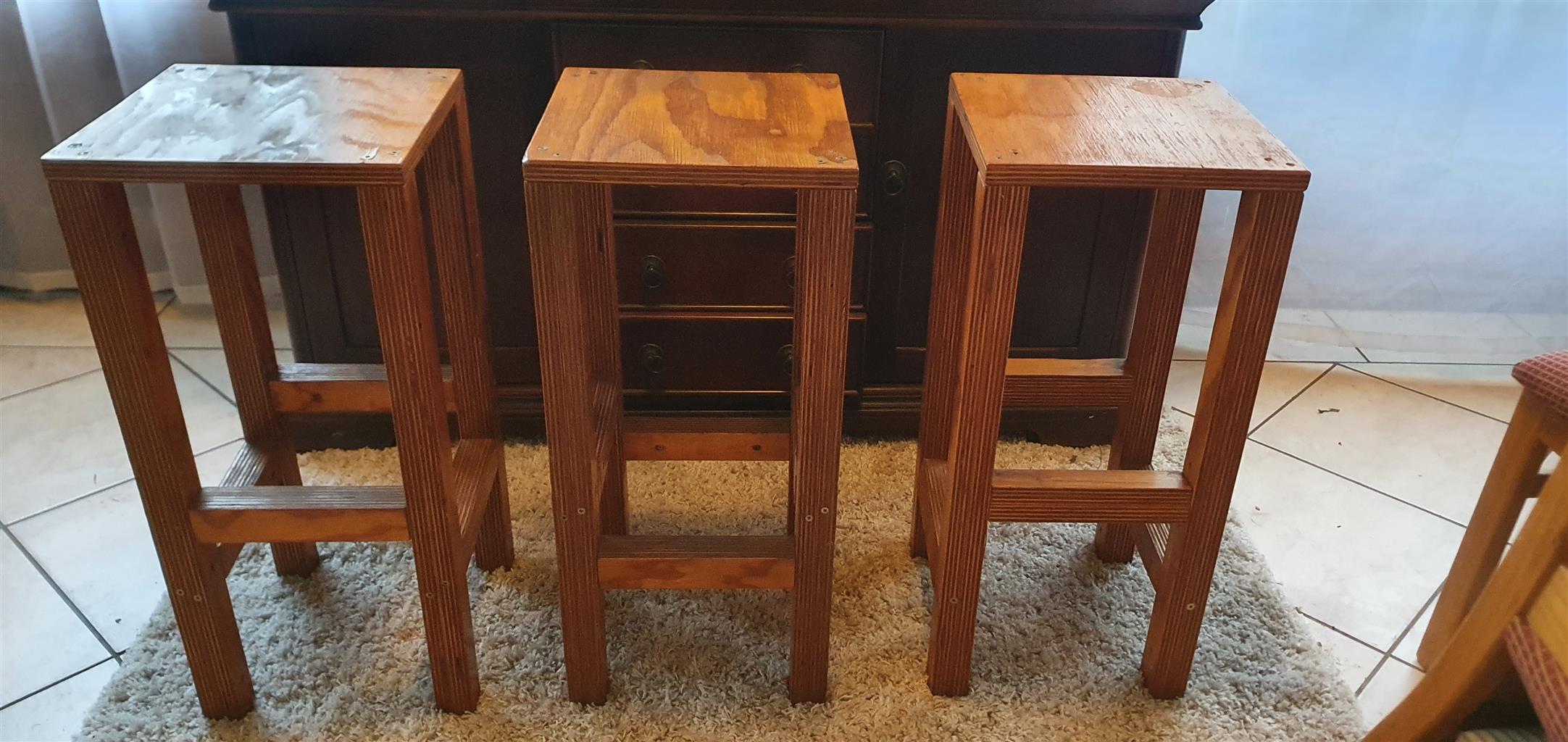 Wooden bar stools | Junk Mail