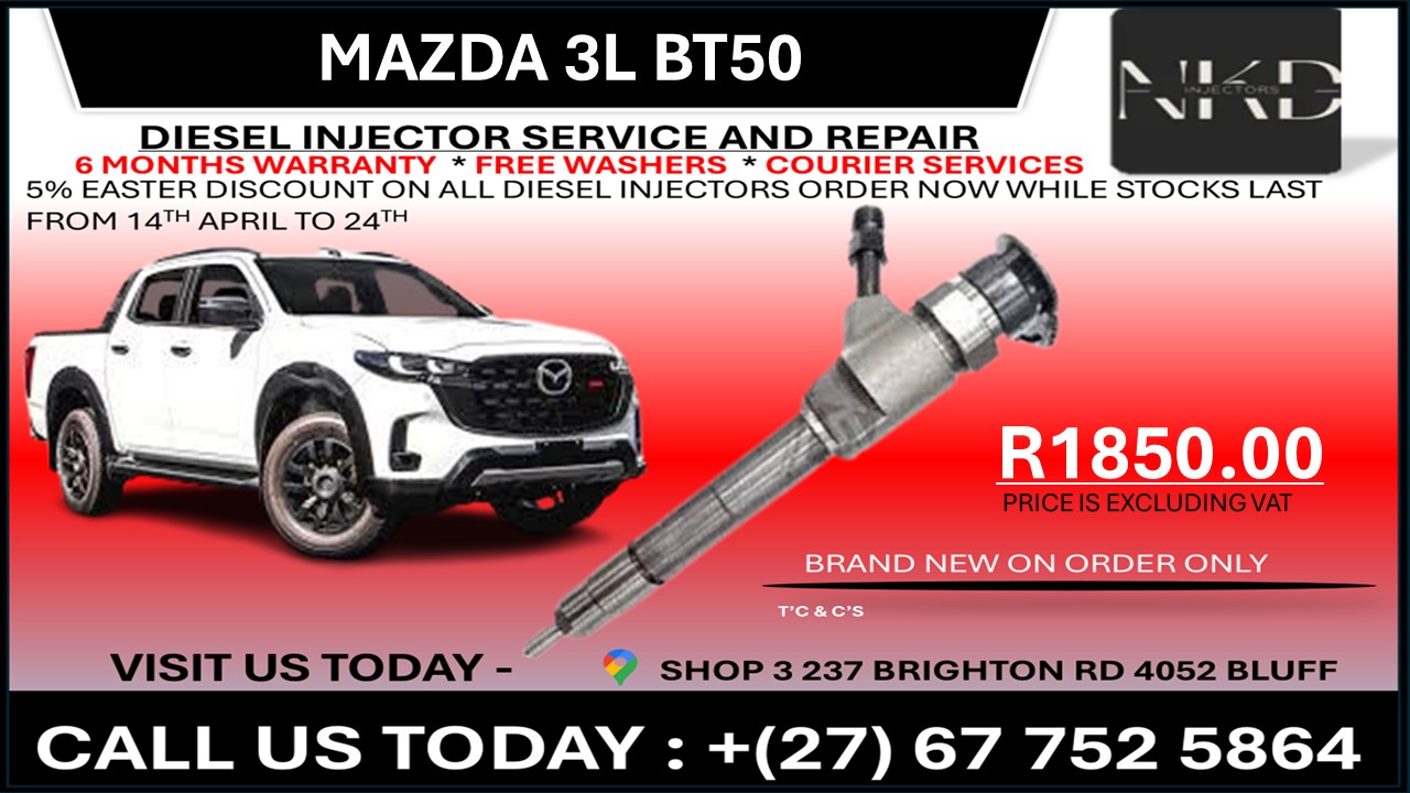 Mazda 3L Bt50 Diesel Injectors on recondition | Junk Mail Marketplace