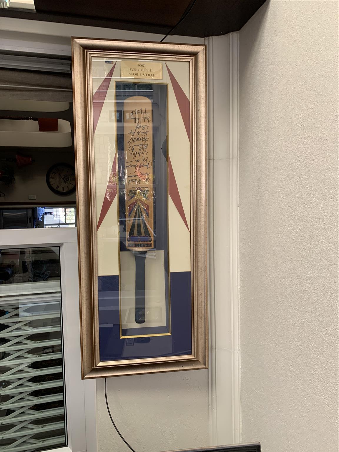 Signed and framed cricket bat Proteas team 2001 | Junk Mail Marketplace