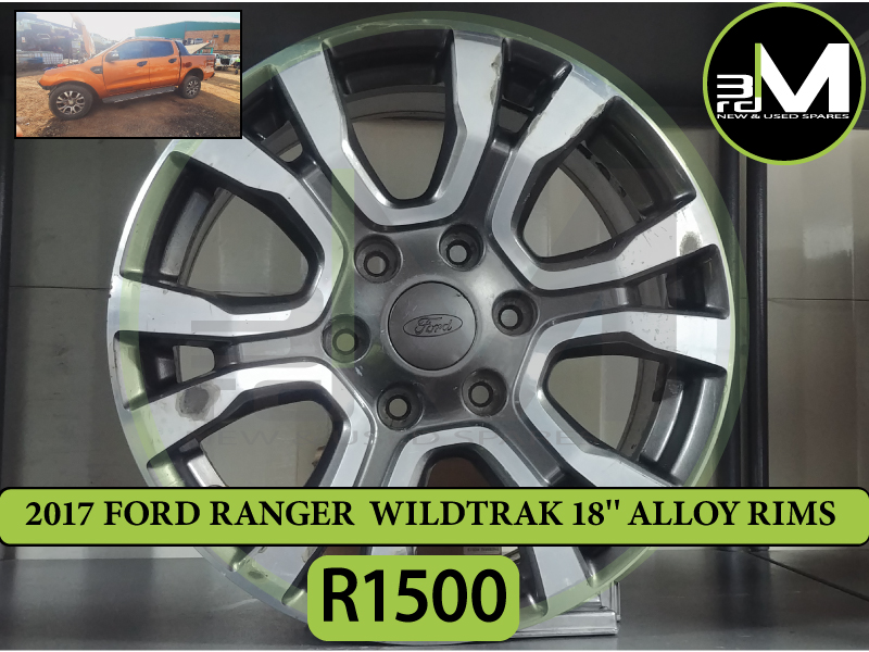 2017 FORD RANGER WILDTRAK 18" ALLOY RIM - MV0667 - #237 | Junk Mail ...