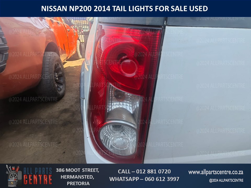 Nissan Np200 tail lights for sale used | Junk Mail Marketplace