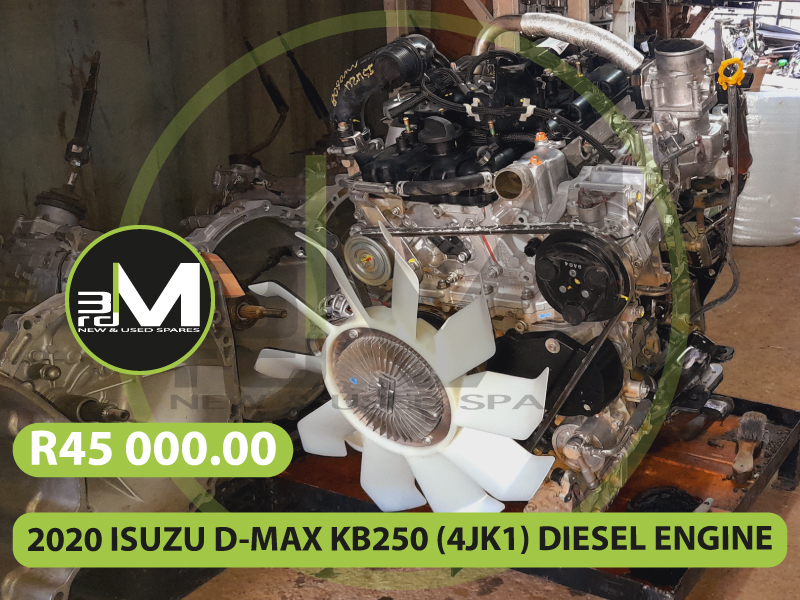 2020 ISUZU D-MAX KB250 (4JK1) DIESEL ENGINE | Junk Mail