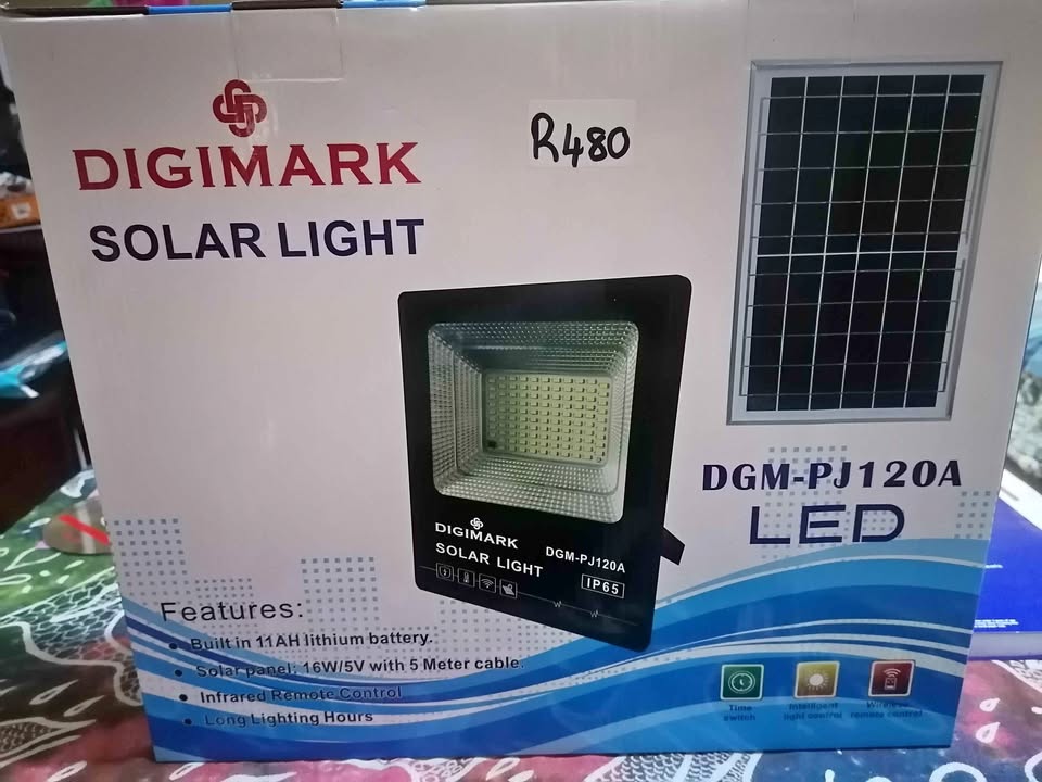 Solar flood light,, Digimark 120watt solar flood light with remote ...