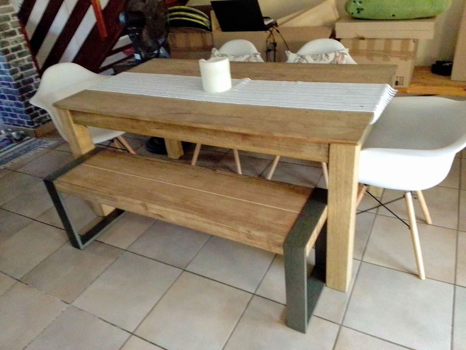 Corry Craft Solid natural wood dining table. | Junk Mail