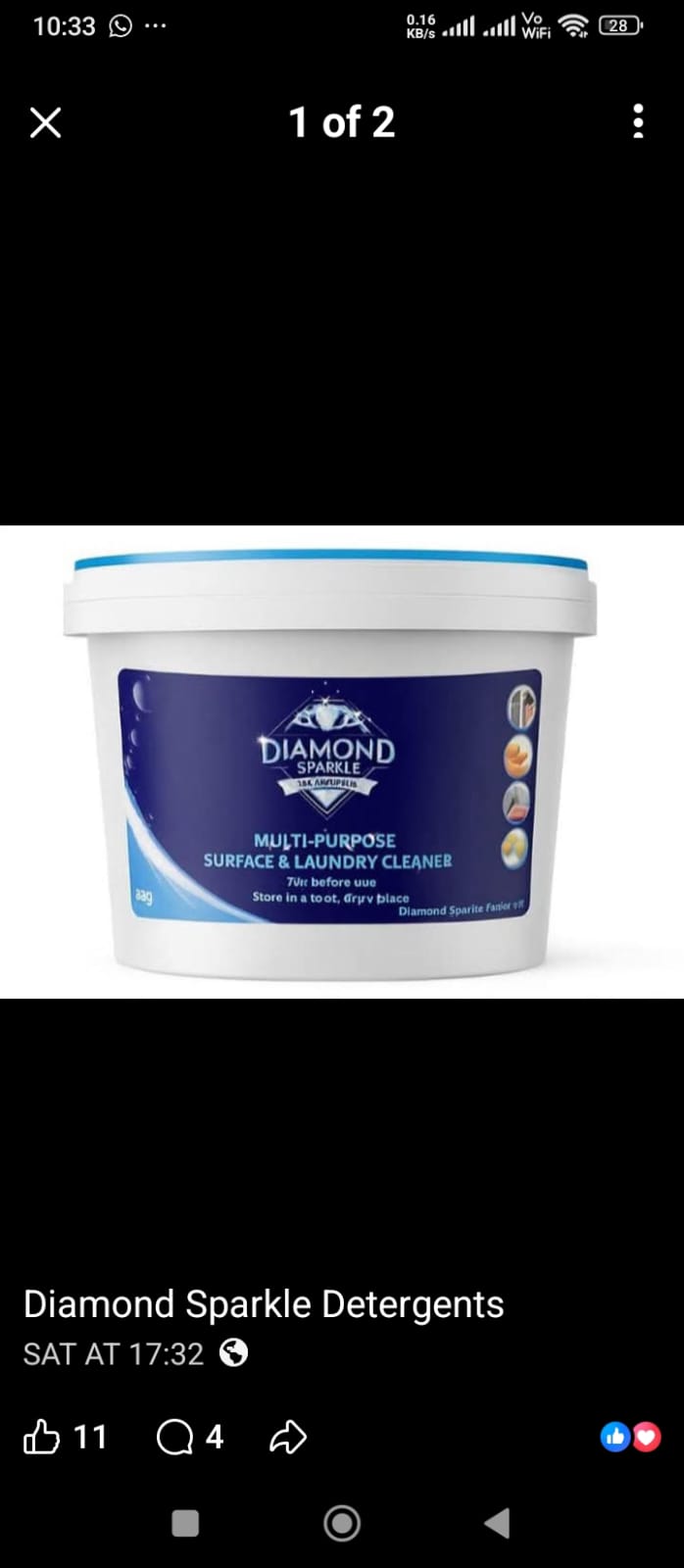 Diamond sparkle detergent 5kg | Junk Mail Marketplace