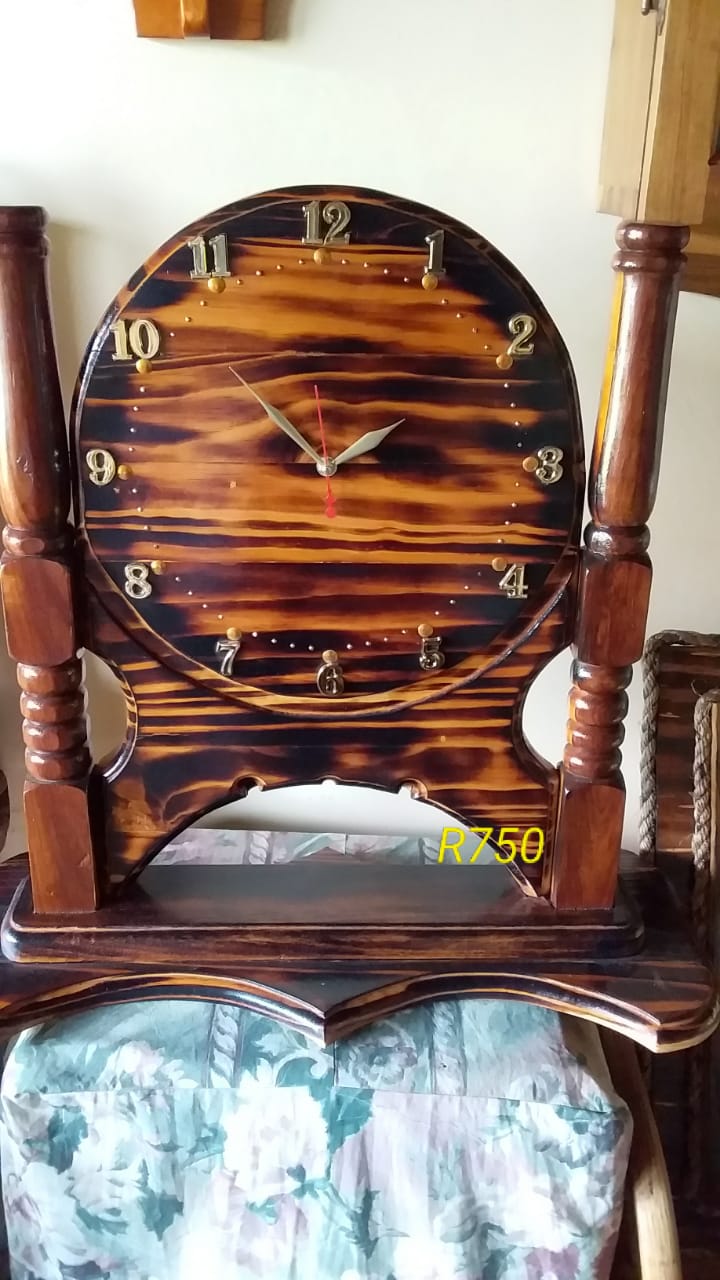 Handmade wooden clocks and canes | Junk Mail Marketplace