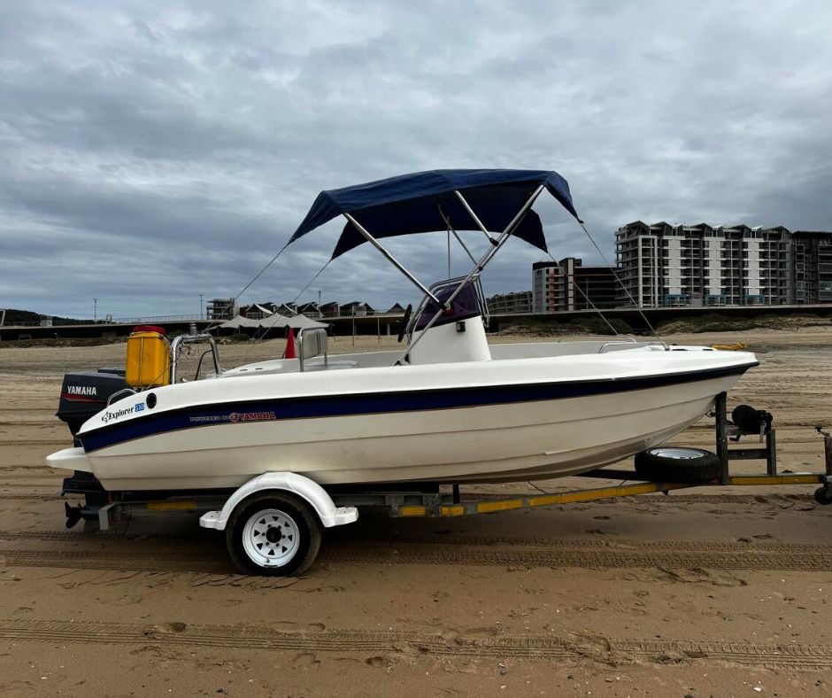 Explorer 16ft fitted with 2 Yamaha 50hp 2-strokes | Junk Mail Marketplace