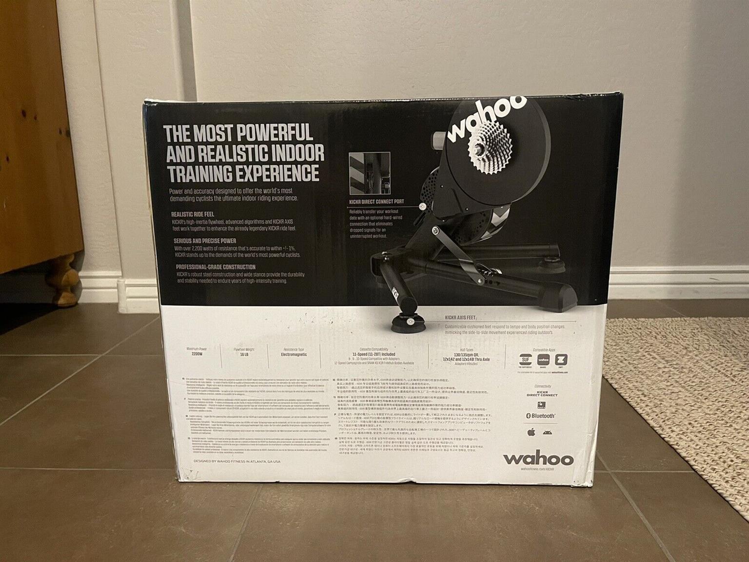 Wahoo KICKR Smart Trainer with SRAM XD/XDR 12 Speed 10-52t (XG-1275 ...