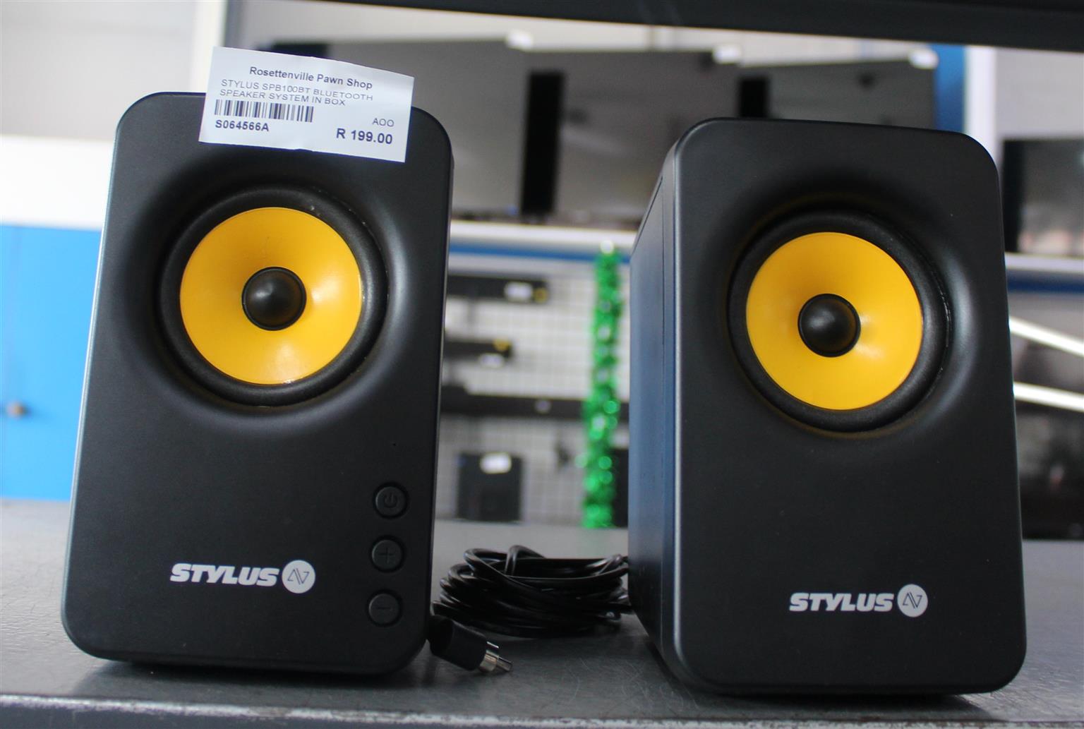 STYLUS SPB100BT BLUETOOTH SPEAKER SYSTEM IN BOX S064566A | Junk Mail ...