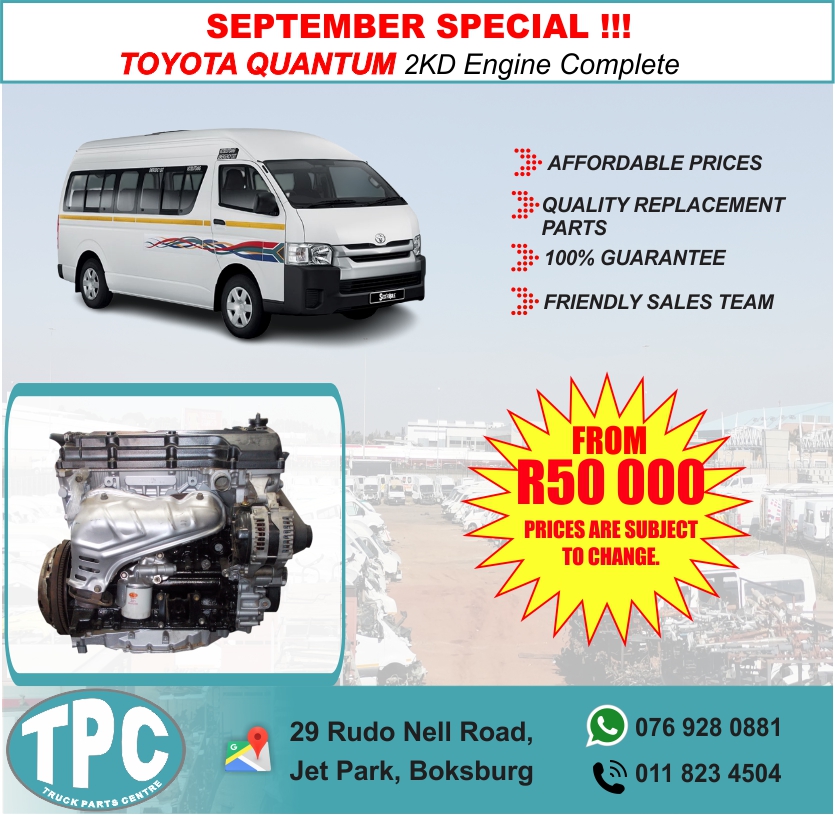 Toyota Quantum Body Parts Johannesburg at Carlos Bell blog