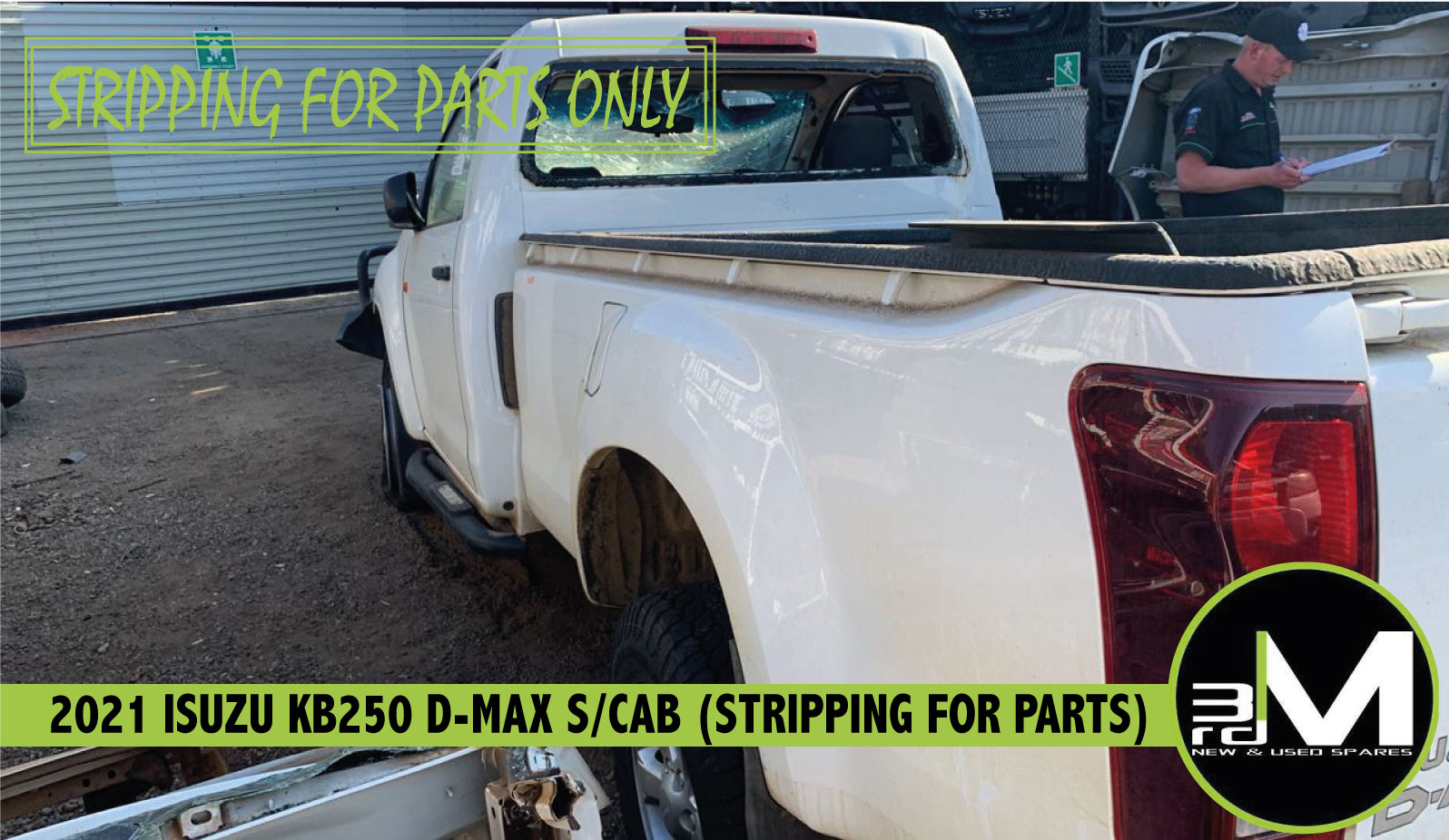 2021 ISUZU KB250 D-MAX SINGLE CAB (STRIPPING FOR PARTS) | Junk Mail