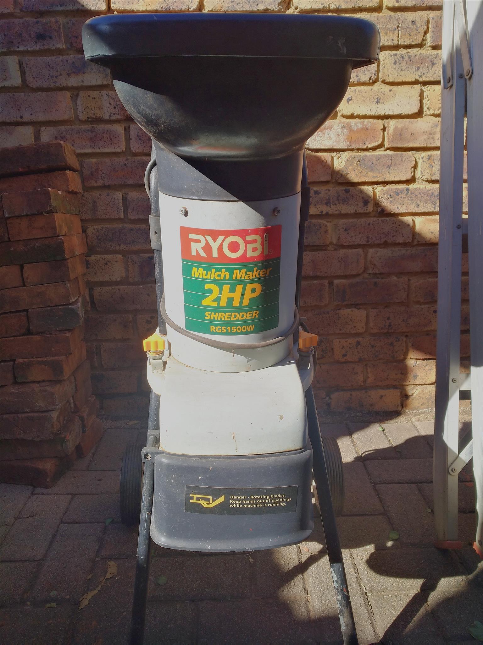 Ryobi Shredder for Mulching | Junk Mail Marketplace