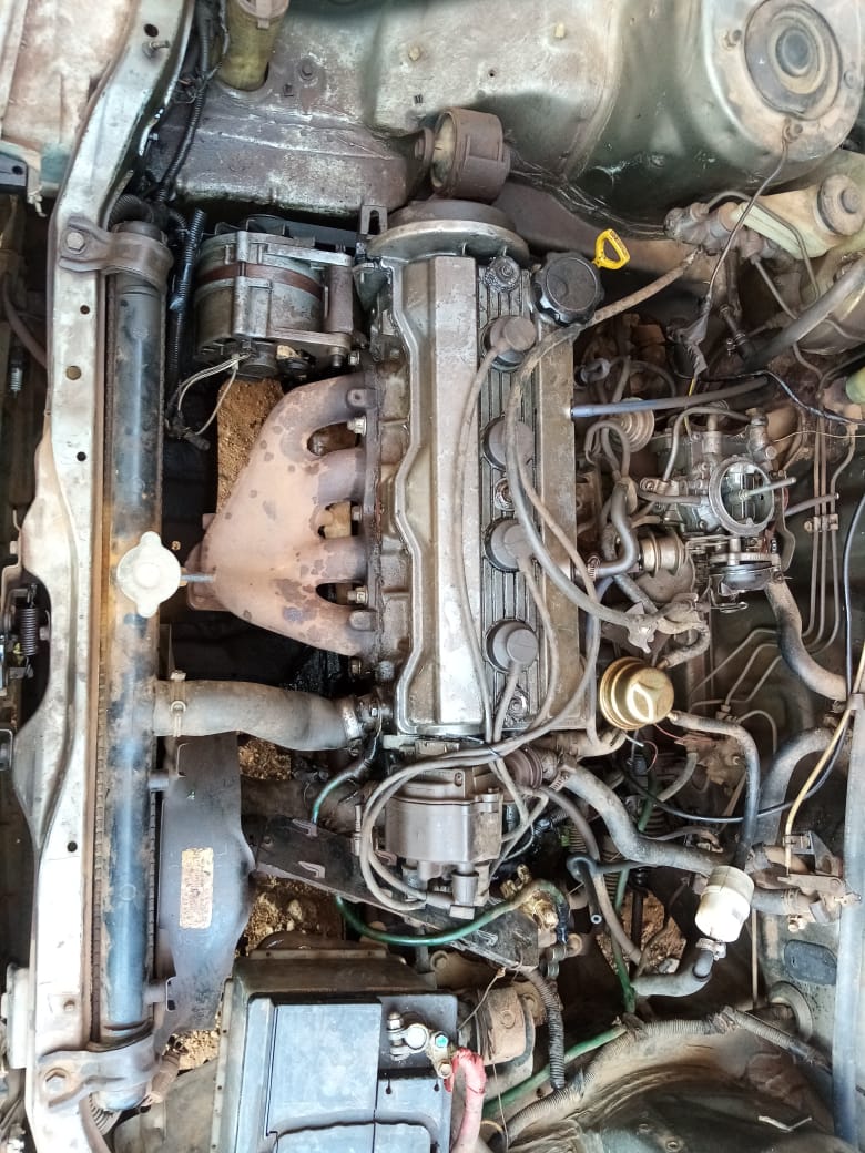 Toyota 4afe complete engine and gearbox | Junk Mail