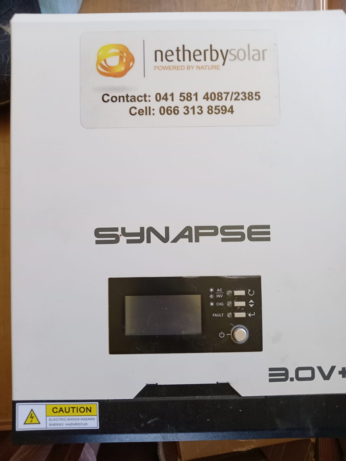 Synapse 3.0V+ inverter. | Junk Mail